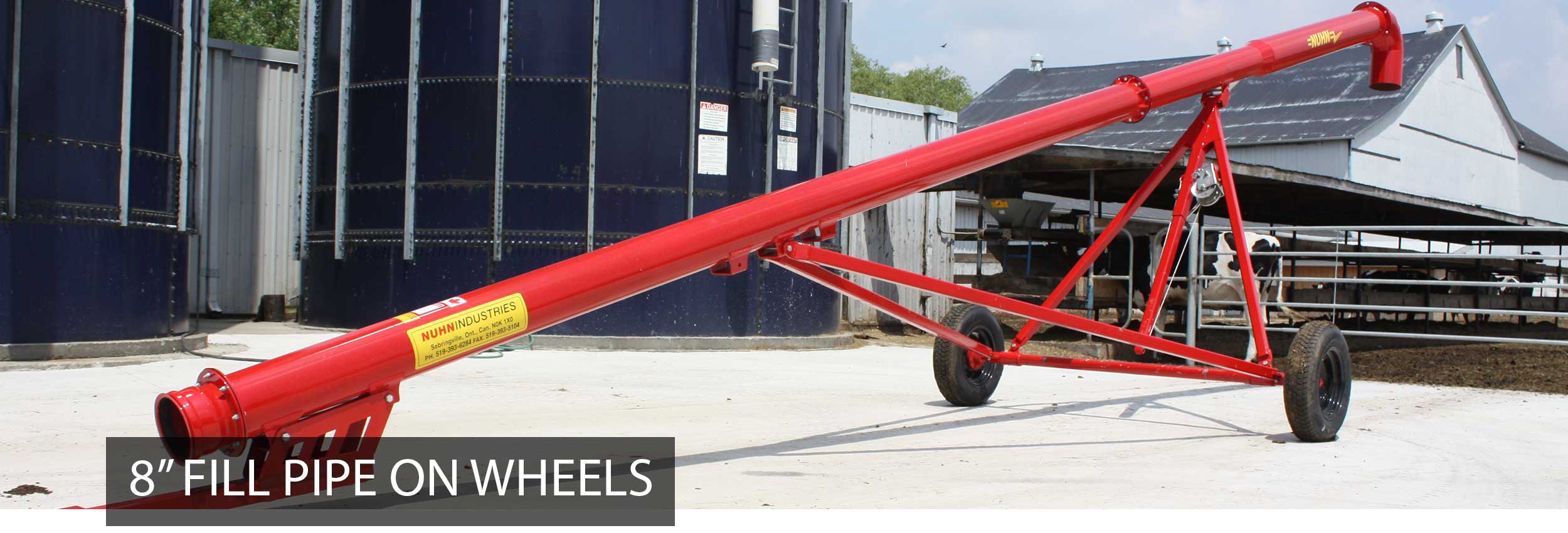 8" Manure Fill Pipe - Nuhn Industries Ltd. | Liquid Manure Equipment