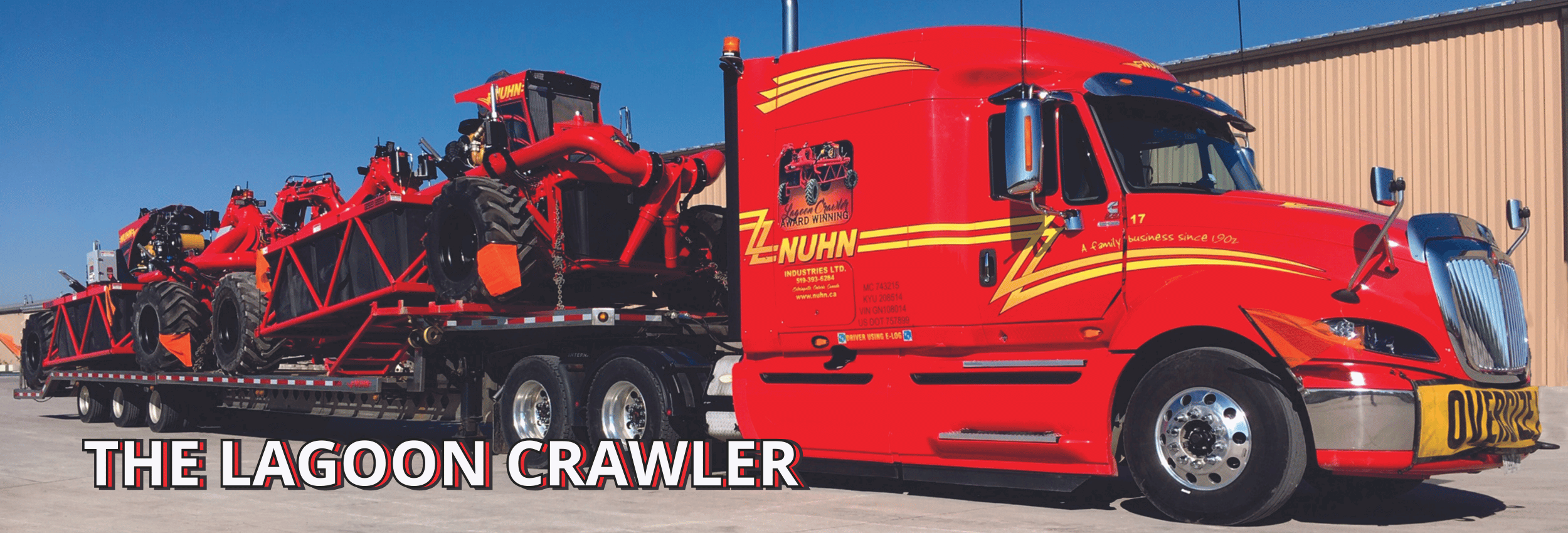 Lagoon Crawler - Nuhn Industries Ltd. | Innovative Manure Equipment